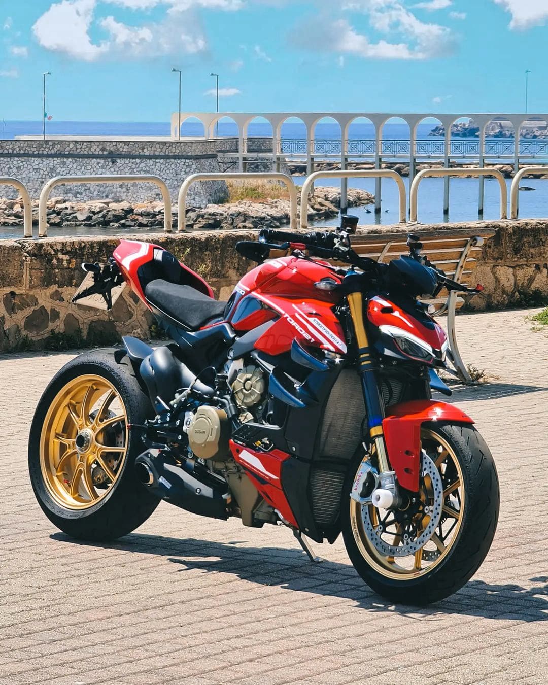 2020-up Ducati StreetFighter V4 CS Racing Slip-on Exhaust | Muffler ...