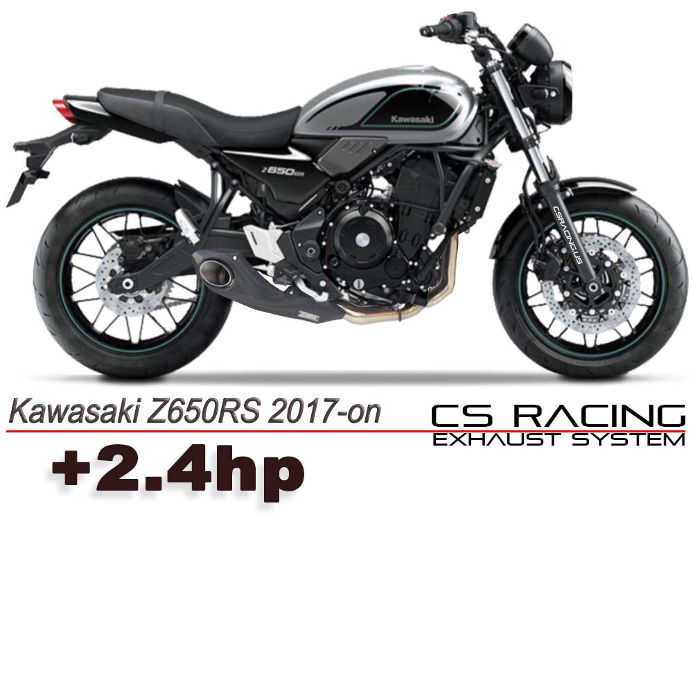 2022-up Kawasaki Z650RS CS Racing Full Exhaust | Muffler + Headers + d