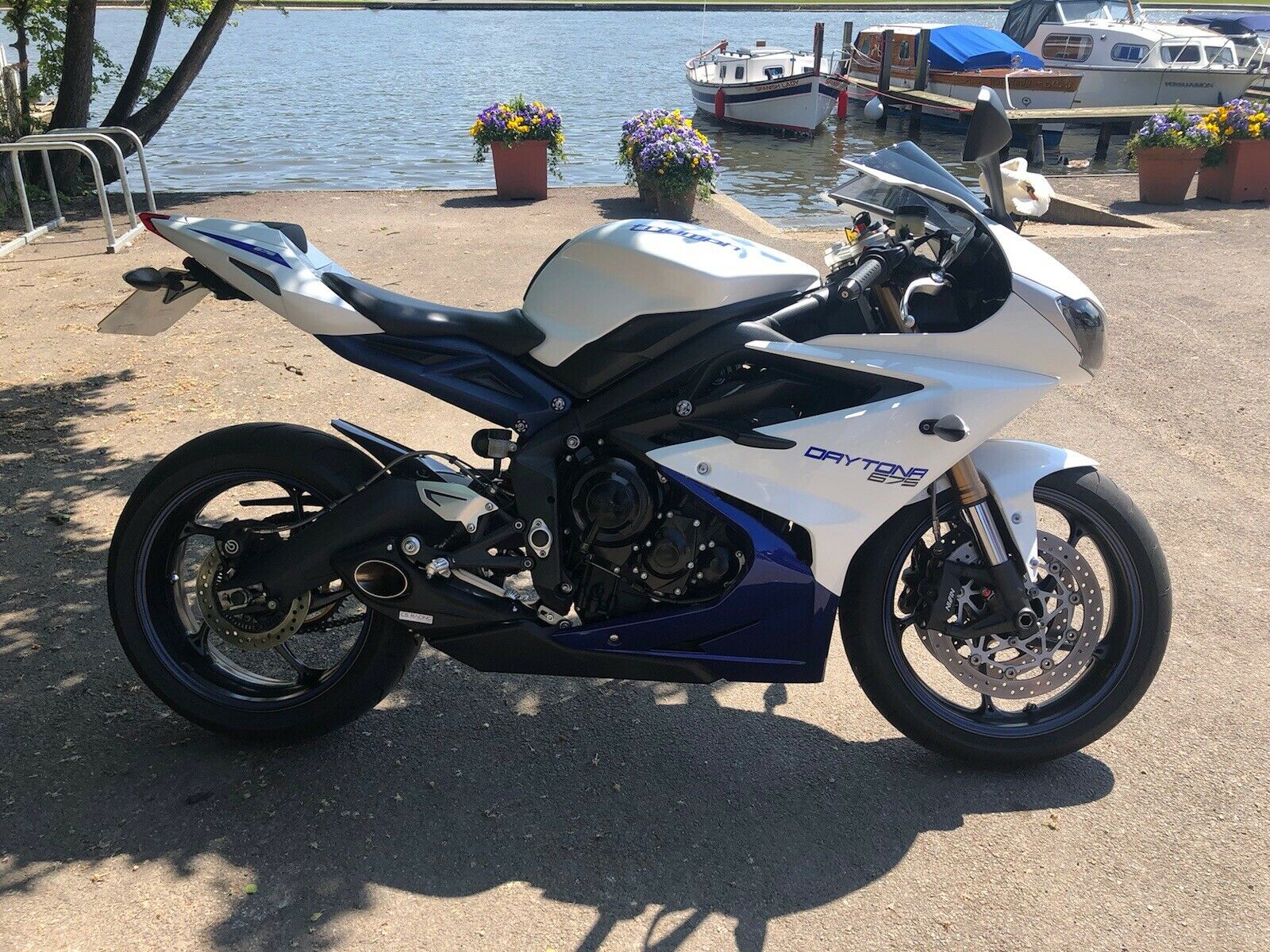 2013-18 Triumph Daytona 675 R CS Racing Slip-on Exhaust | Muffler + dB