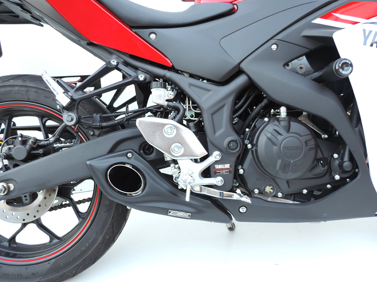 2015-up Yamaha YZF-R3 | R25 CS Racing Full Exhaust | Muffler + Headers